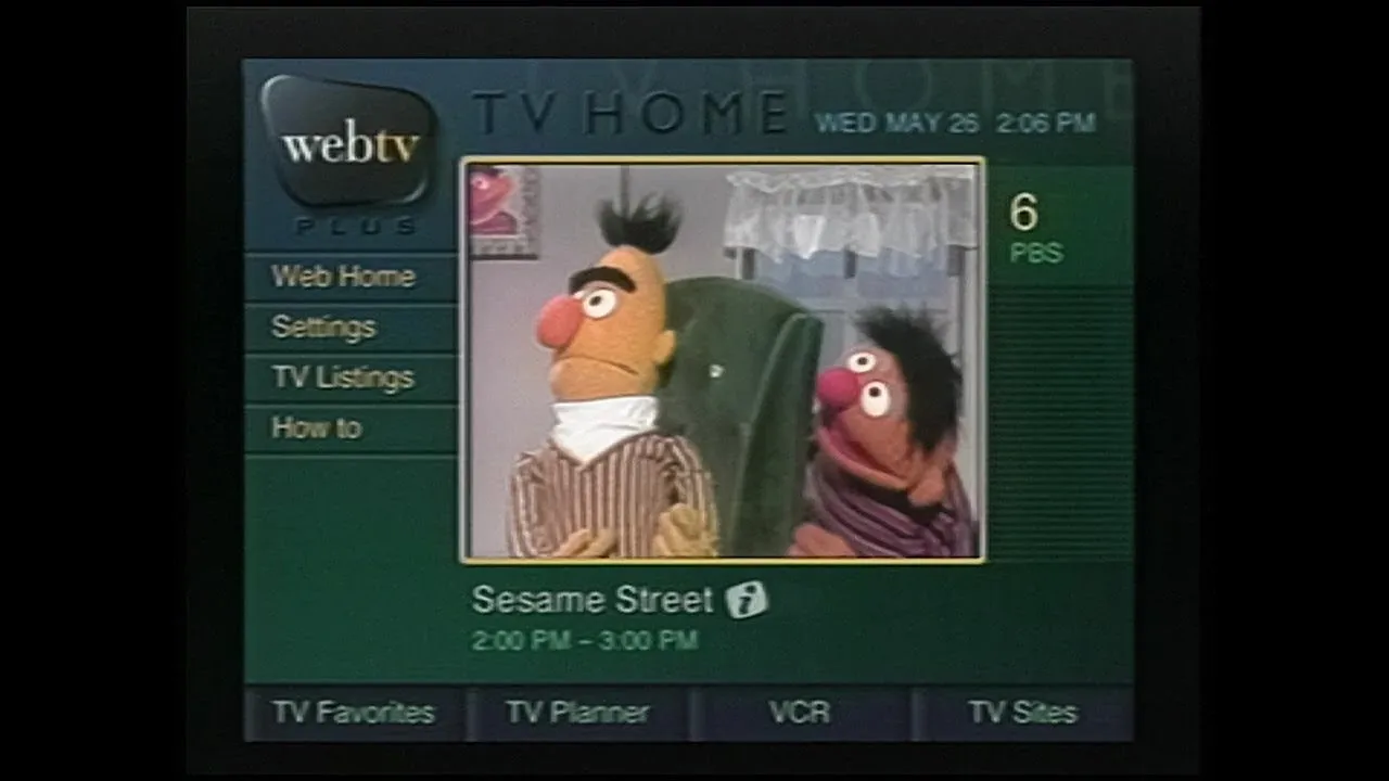 Before Smart TVs, We Had WebTV - 90kids.com