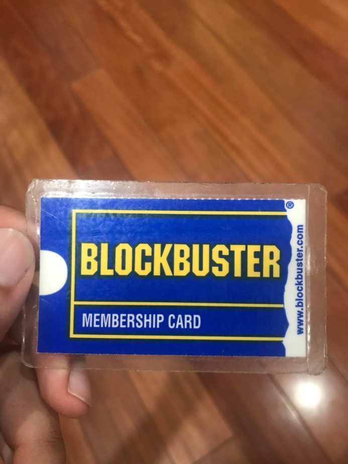 Blockbuster Membership Card 2005