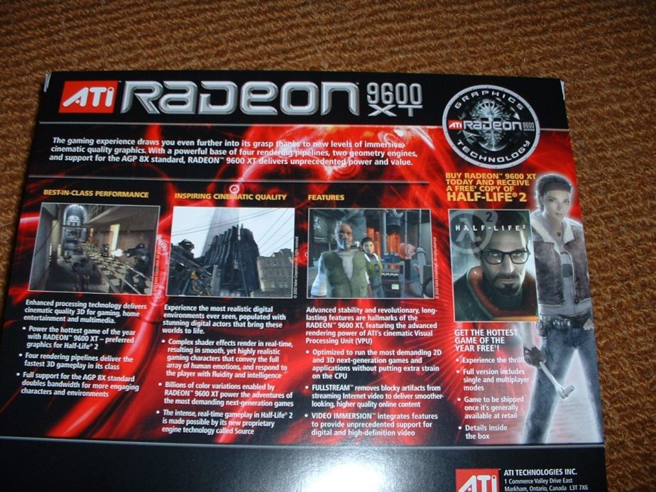 Half-Life 2 came free with ATI graphics cards when it came out