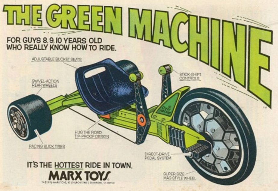 The Green Machine big wheel