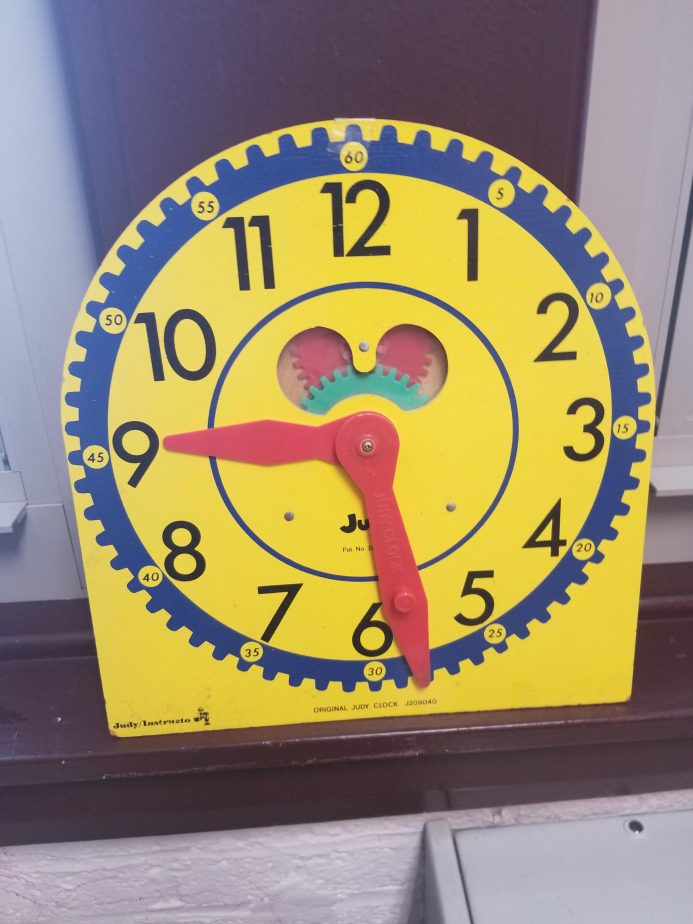 The clock that taught a generation or two how to read the time