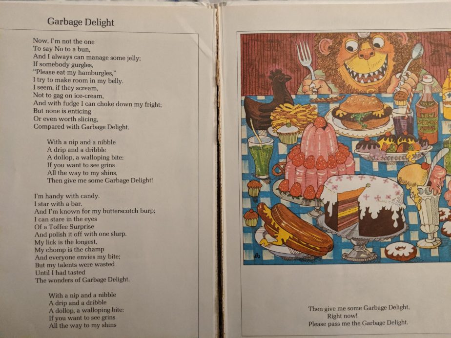 Garbage Delight - a book a received at my first Christmas in 1983