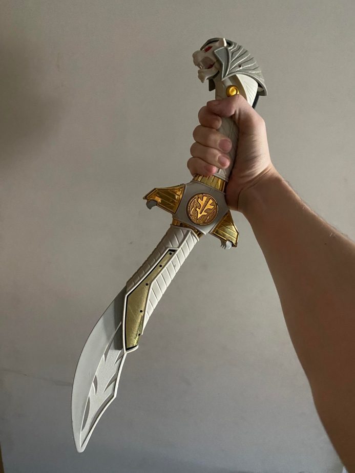 Found my White Ranger Saba sword, still works too.