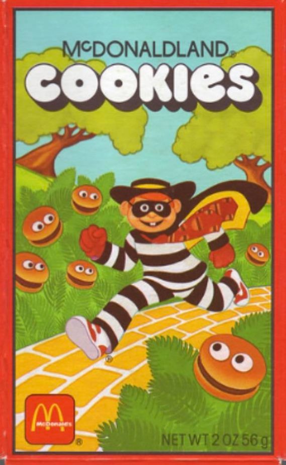 McDonald’s original box of cookies.