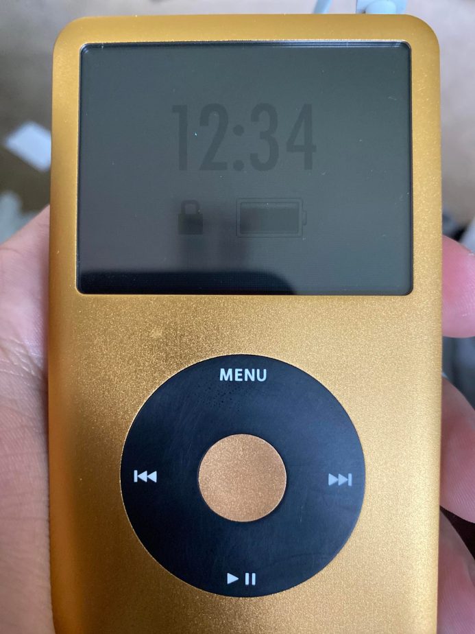 Remade gold iPod classic . Love it still