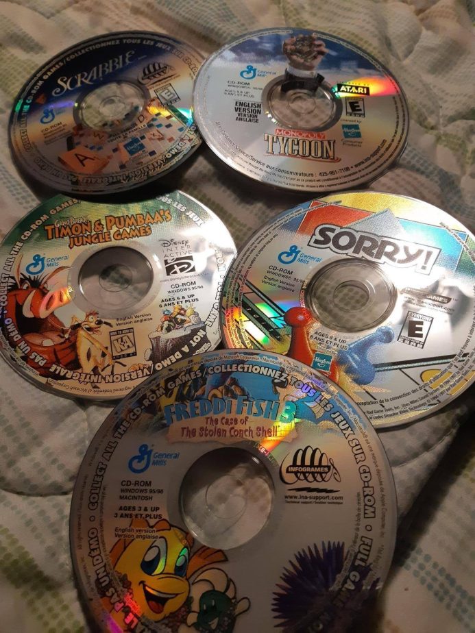 Remember when we got CD-ROM games in our cereal boxes?