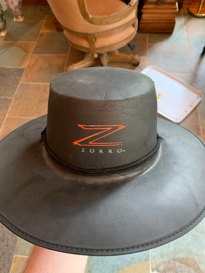 “Mask of Zorro” Costume Hat Throwback
