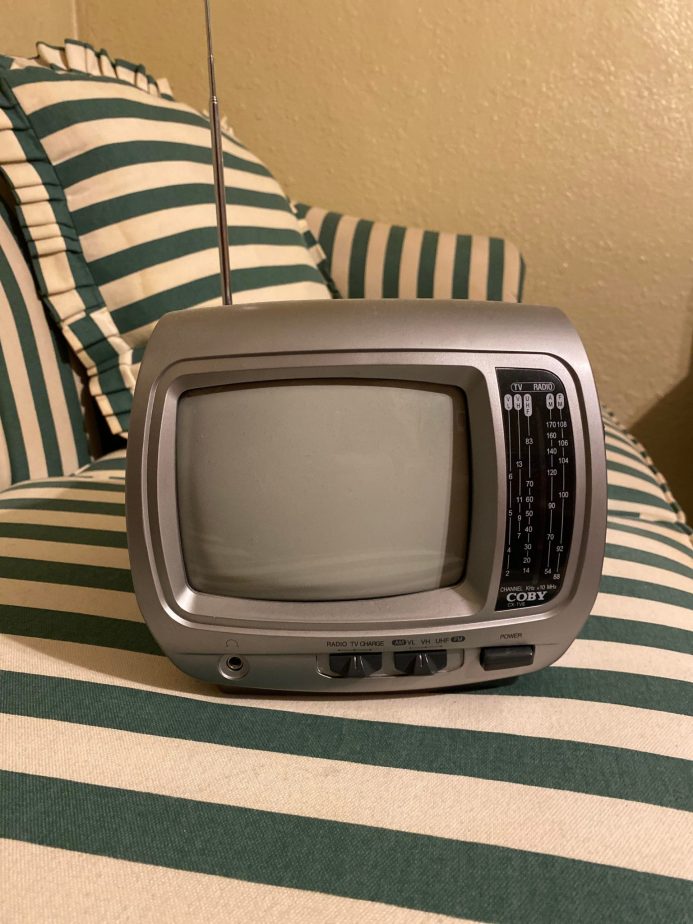 Portable B&W television